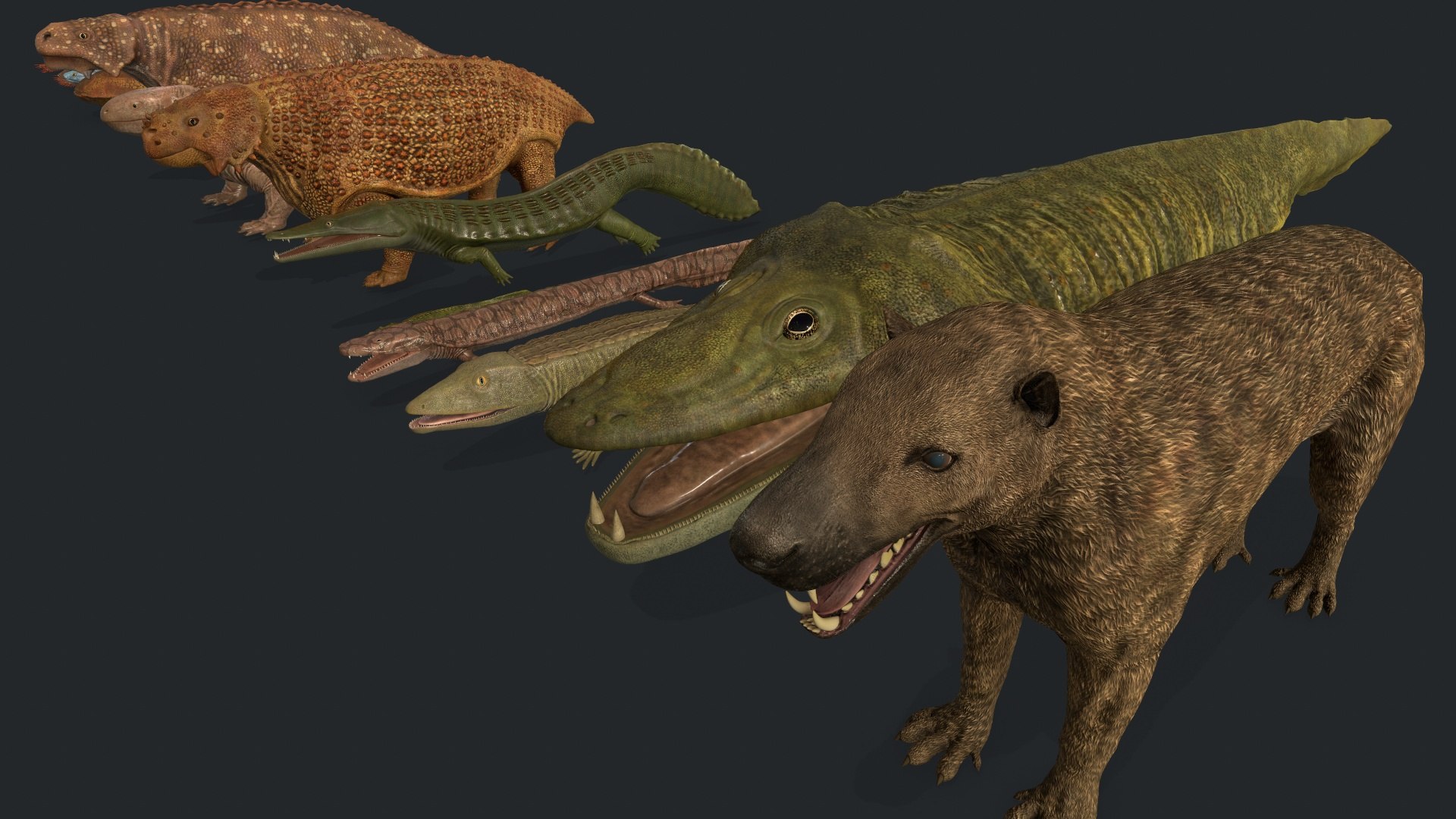 Extinct Animals 3D Model - TurboSquid 1444858