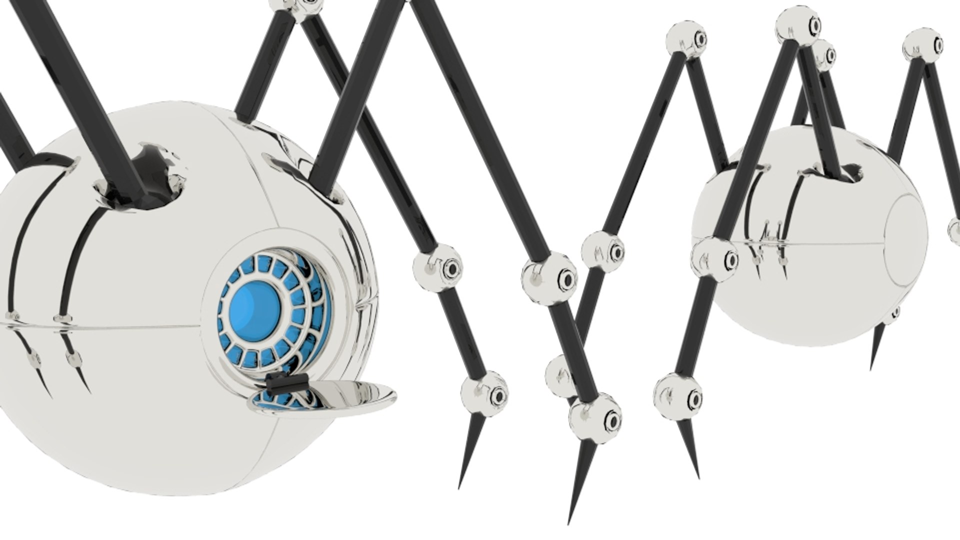 3D Model Tap Spider Sphere Robot | 1142969 | TurboSquid