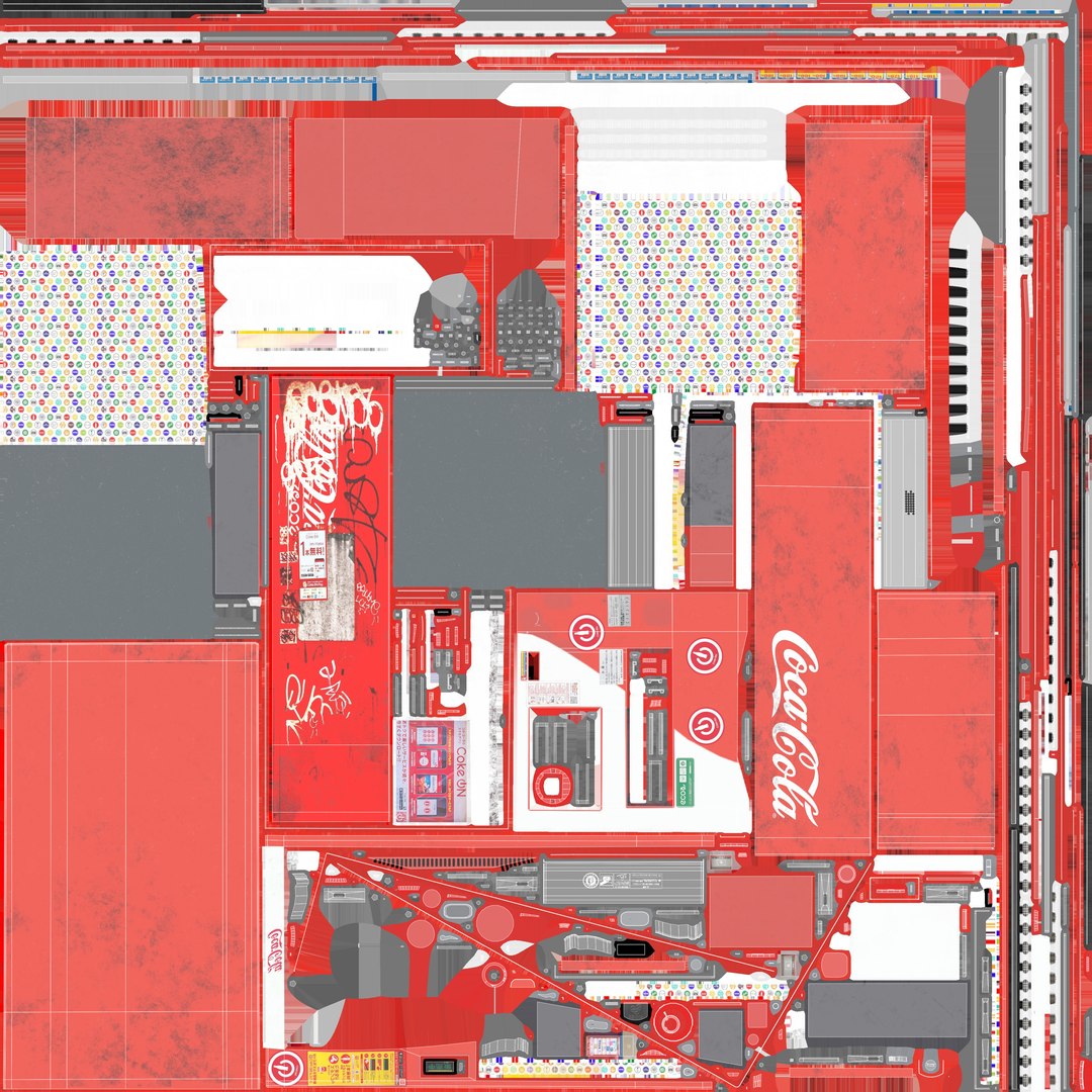 Japanese Coca Cola Vending Machine Pack 3D Model - TurboSquid 2161433