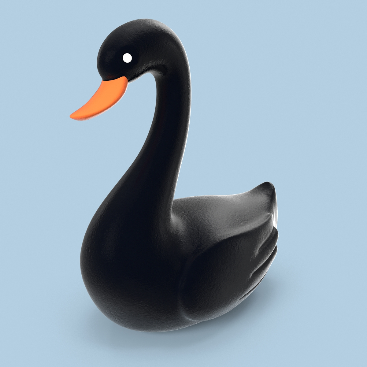garden swan black 3d max