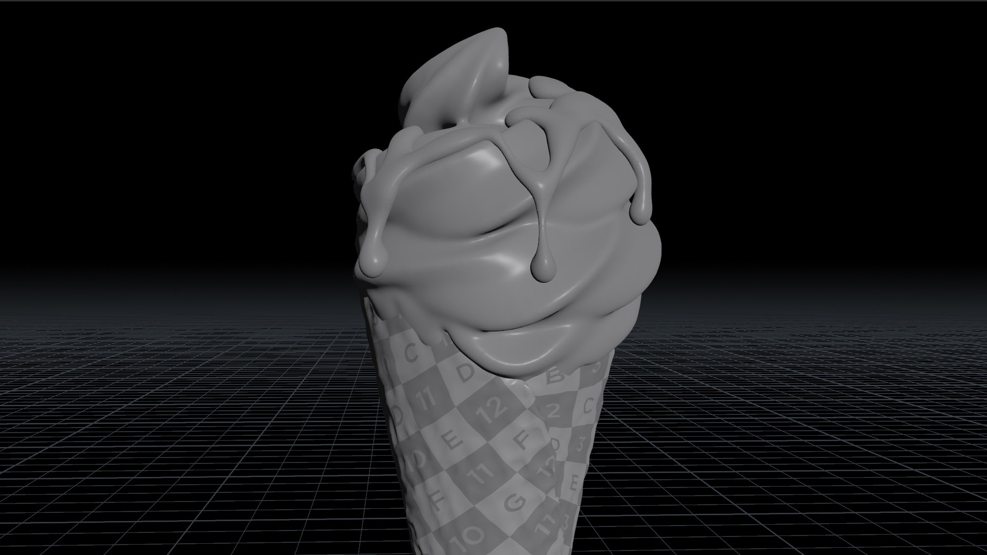 Ice Cream Animated Model - TurboSquid 2355110