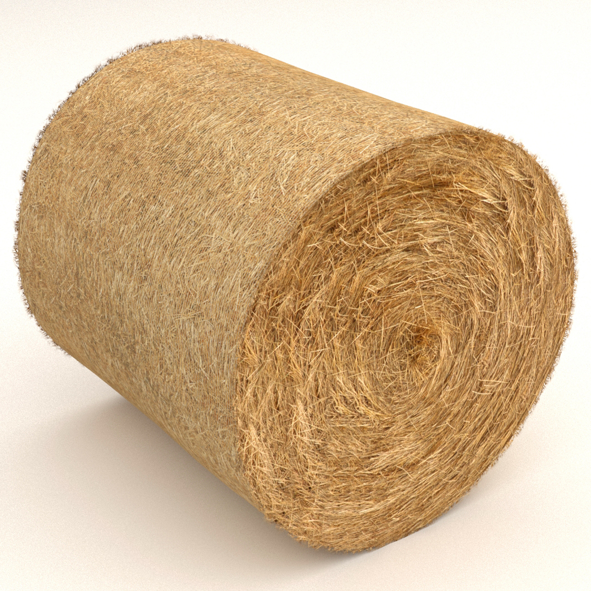 3d hay bale model