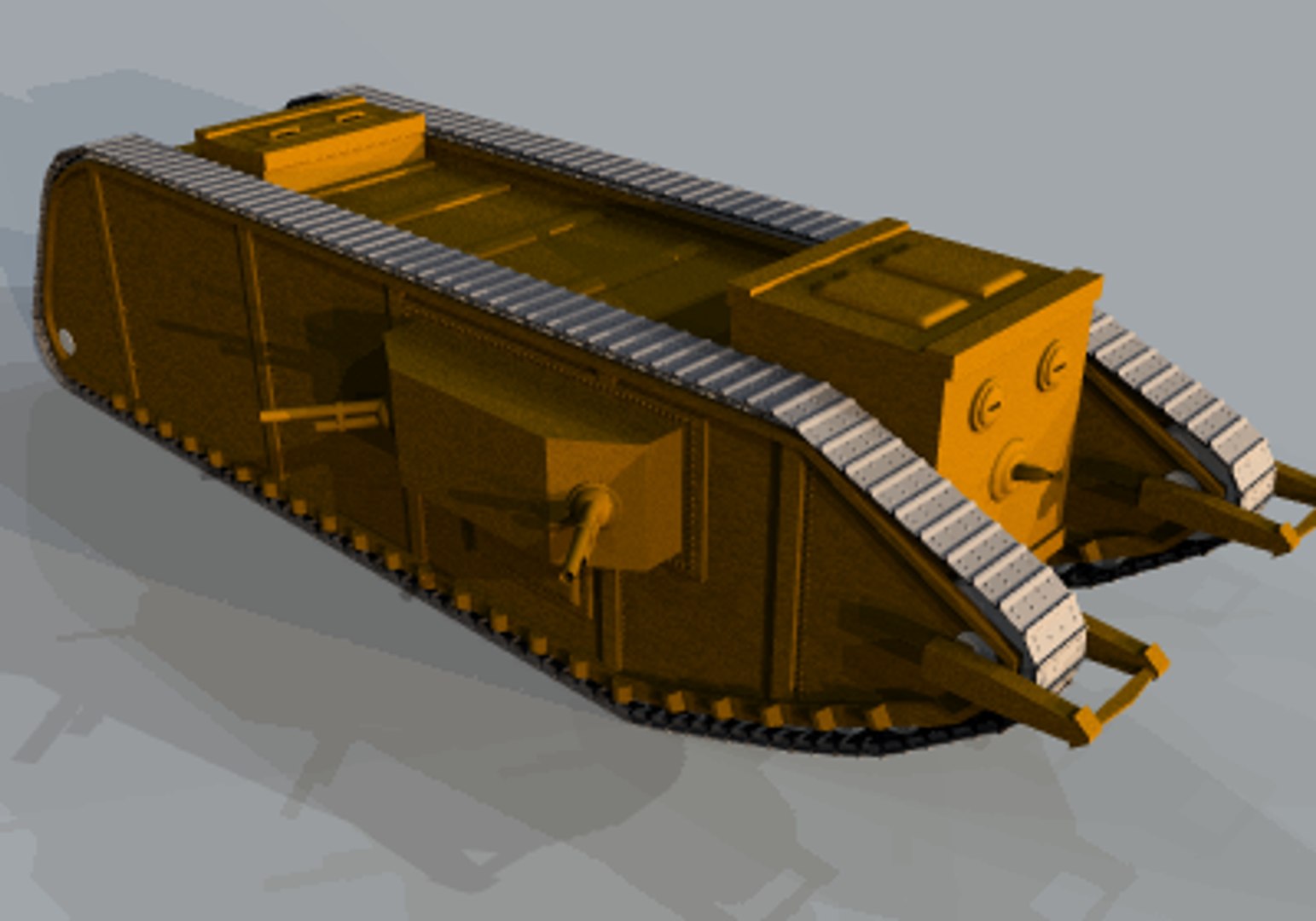 3ds max army tank