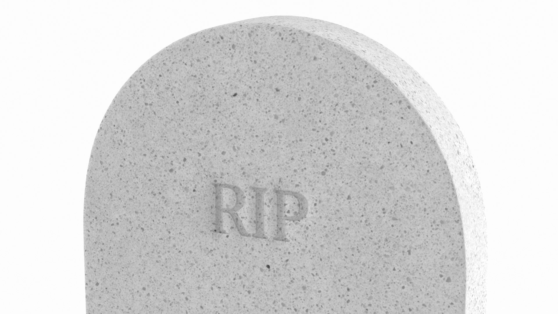 Granite Gravestone Headstone 3D Model - TurboSquid 2342615
