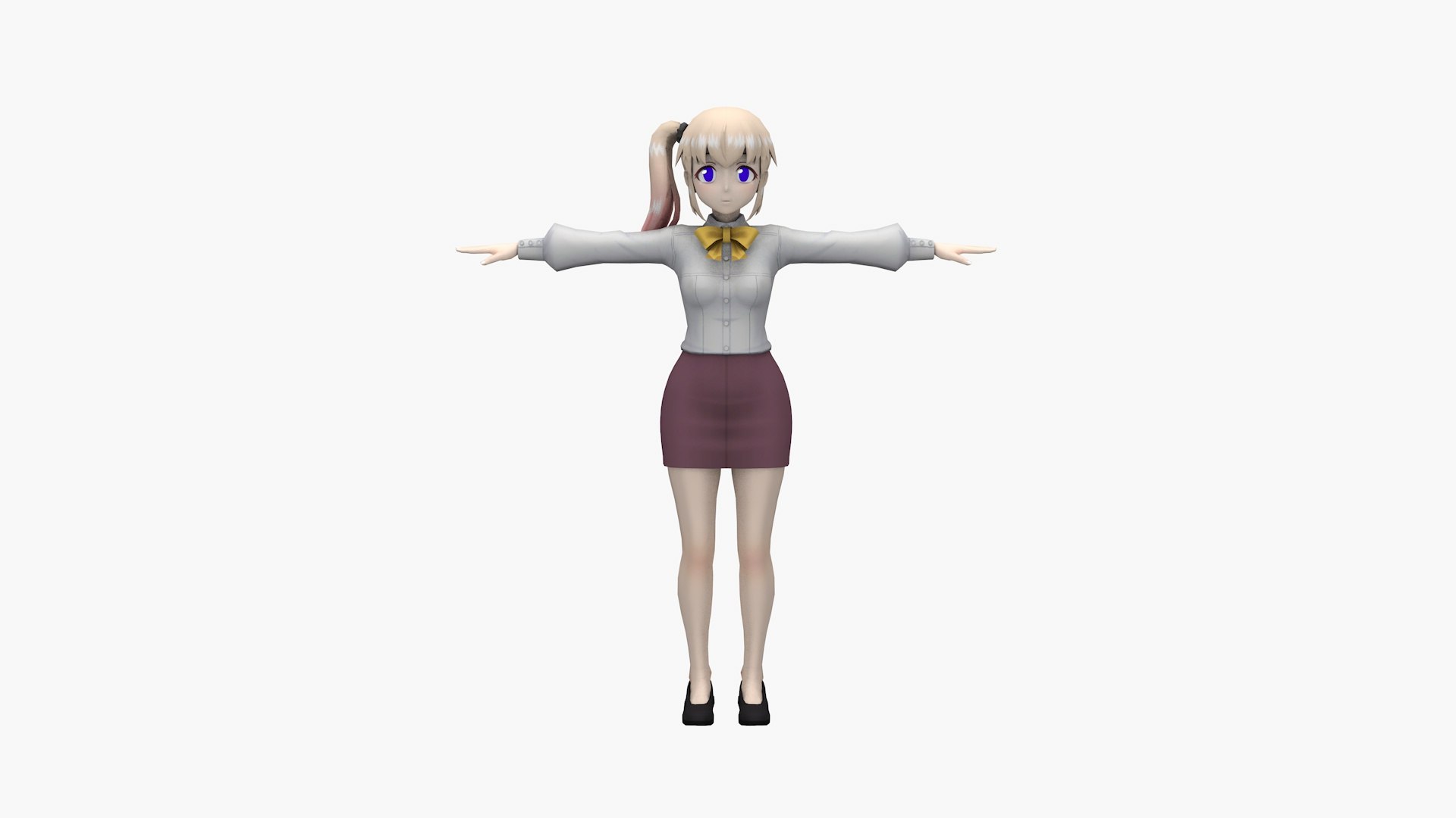 Anime Teacher V2 3D Model - TurboSquid 1853303