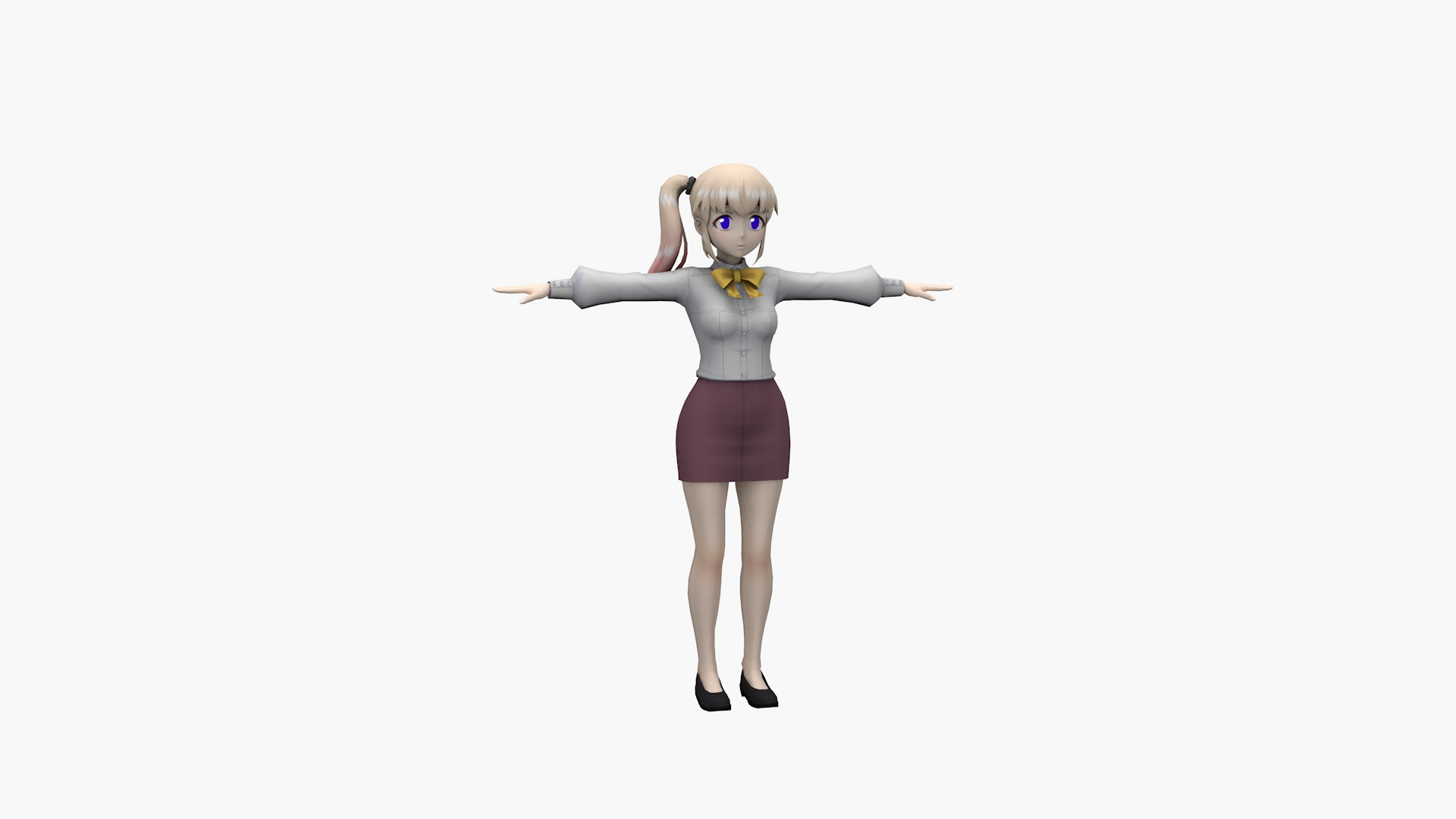 Anime Teacher V2 3D Model - TurboSquid 1853303