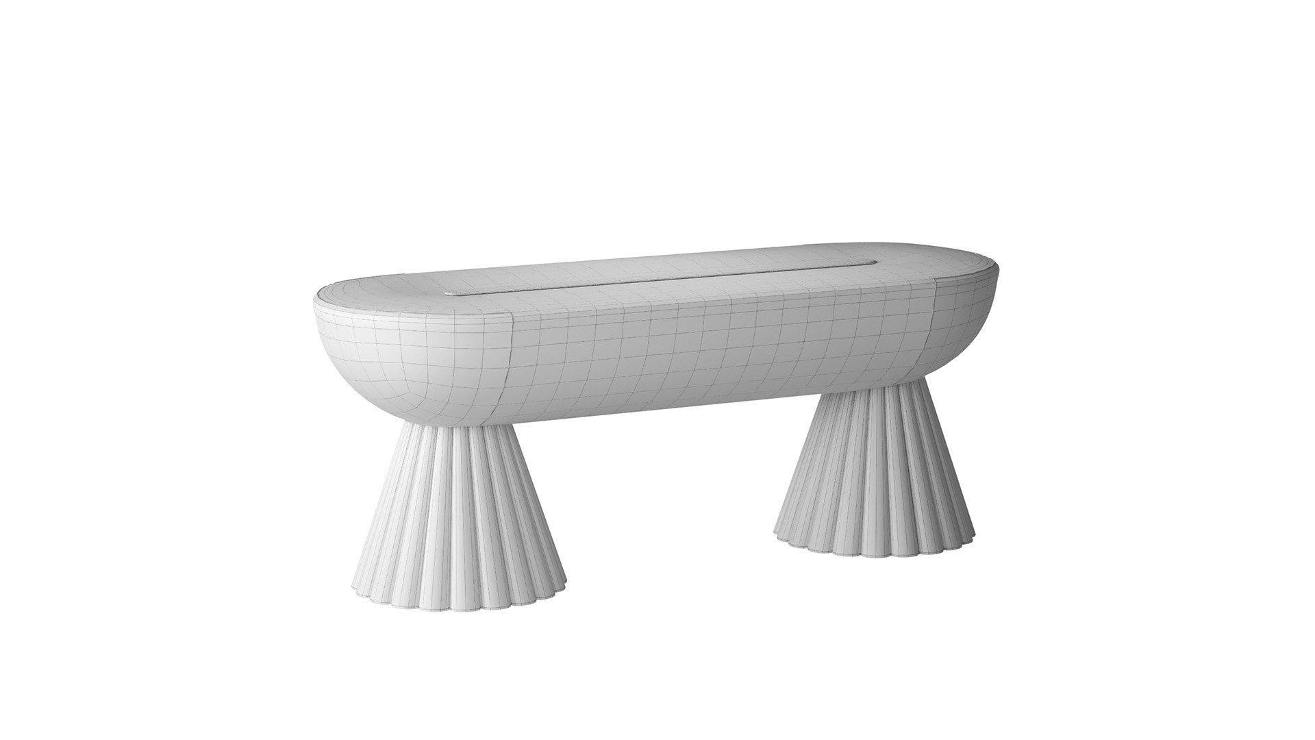 Bench And Pouffe Al Shaykh By Wonatti 3D Model - TurboSquid 2254634