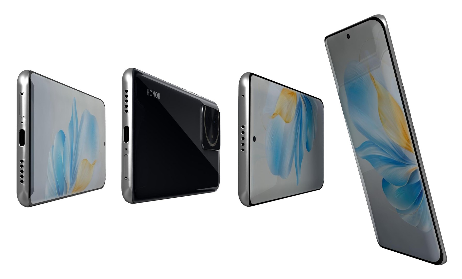 Honor 100 Black model - TurboSquid 2160882