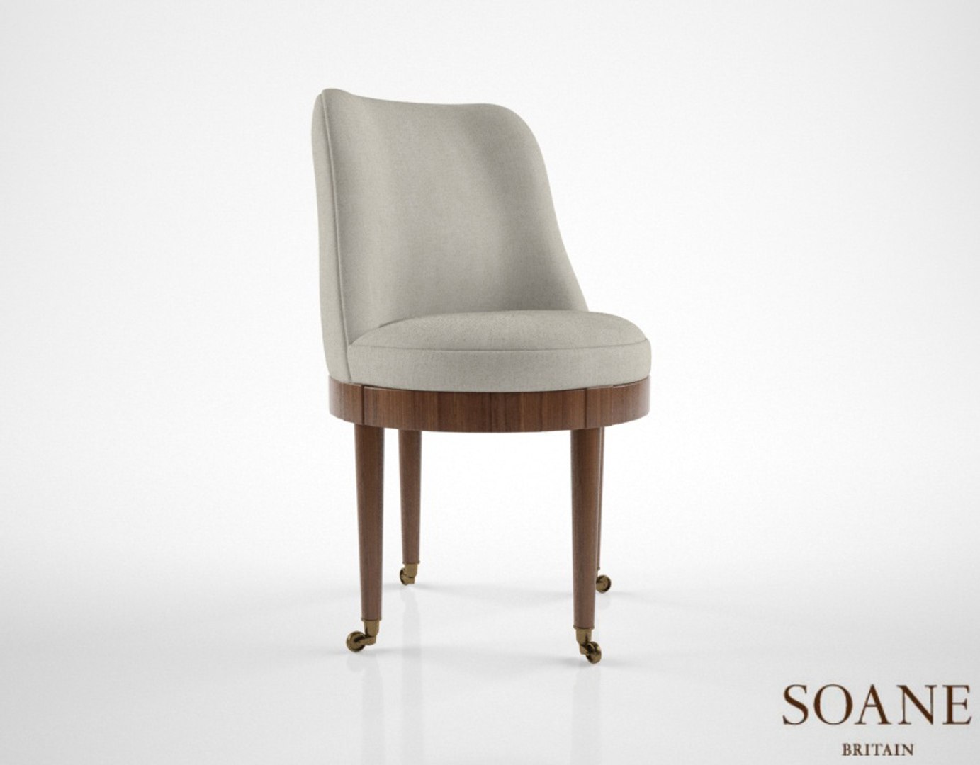 Soane Swivel Gallery Chair 3d Obj