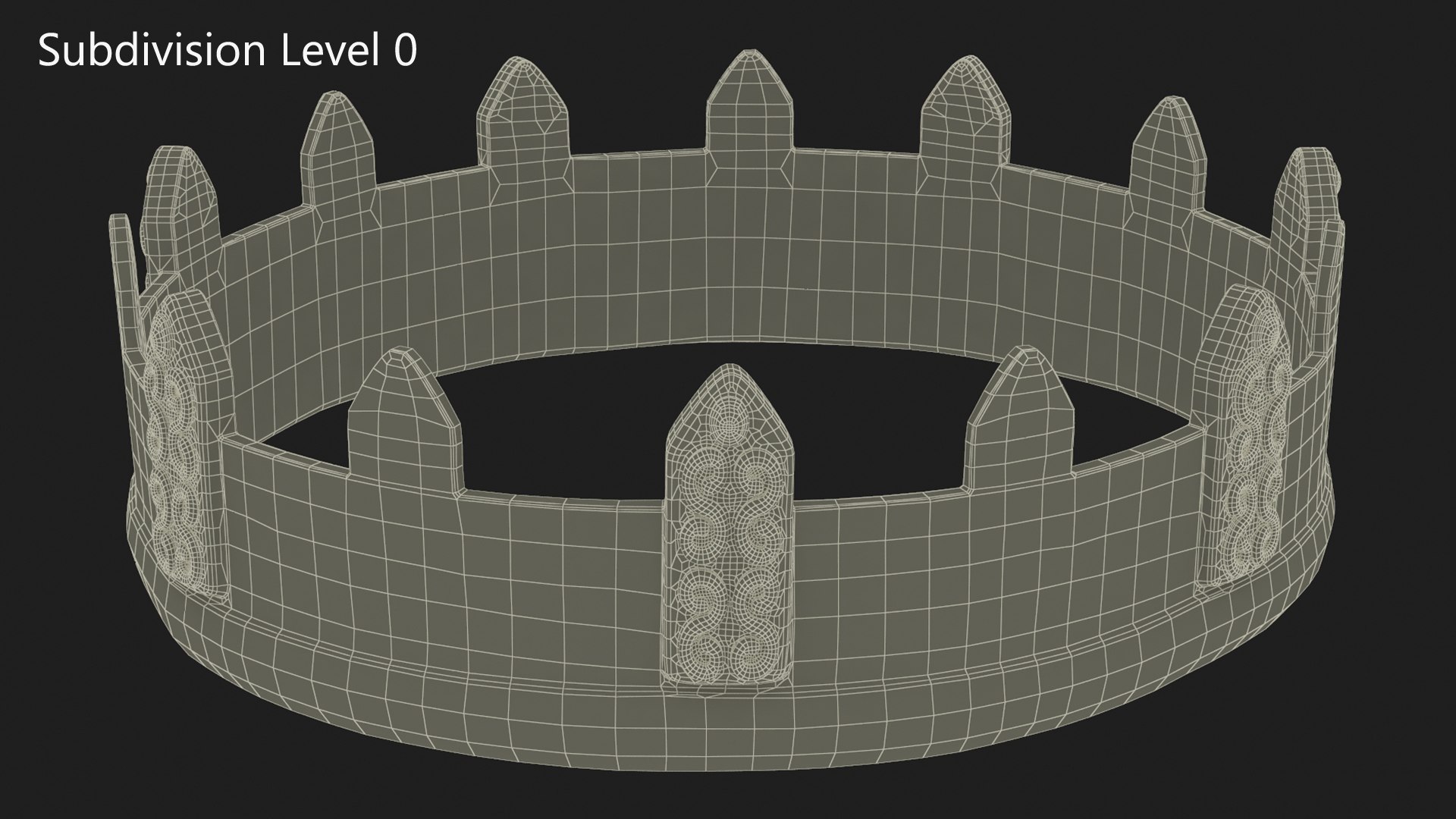 Crown Of King Arthur 3D Model - TurboSquid 2414274