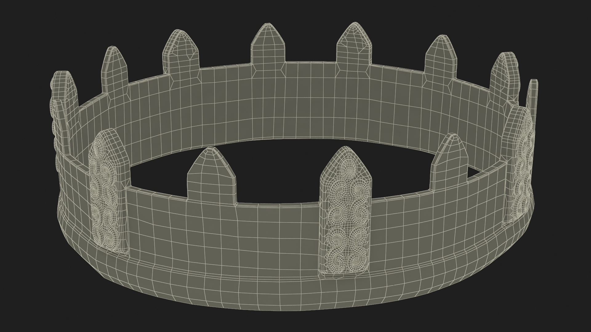 Crown Of King Arthur 3D Model - TurboSquid 2414274