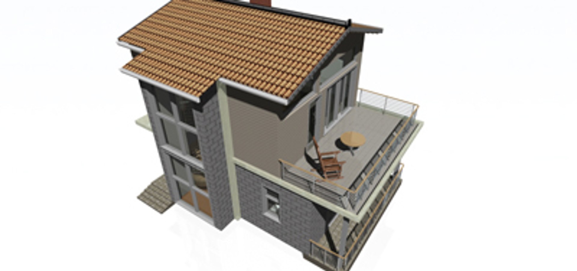 3d Model House Compact