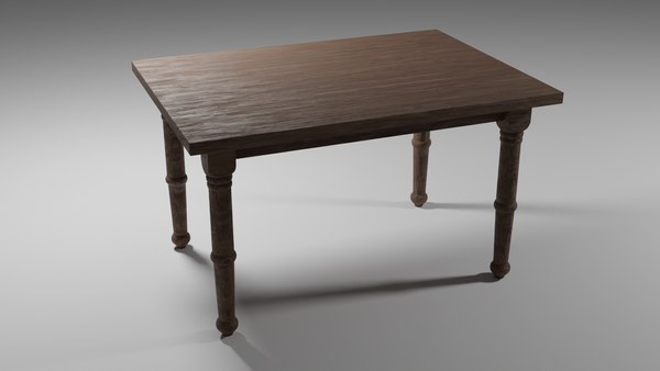 modelo 3d Wooden Table - TurboSquid 2065902