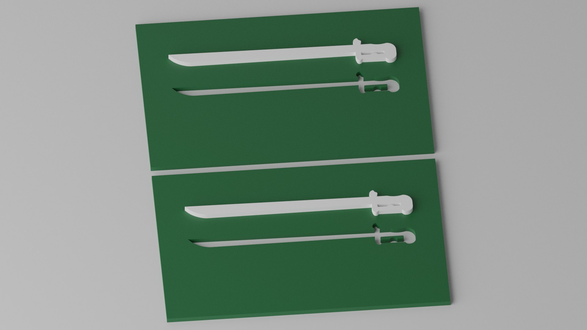 Saudi Arabia Flag Knife Model - TurboSquid 2113892