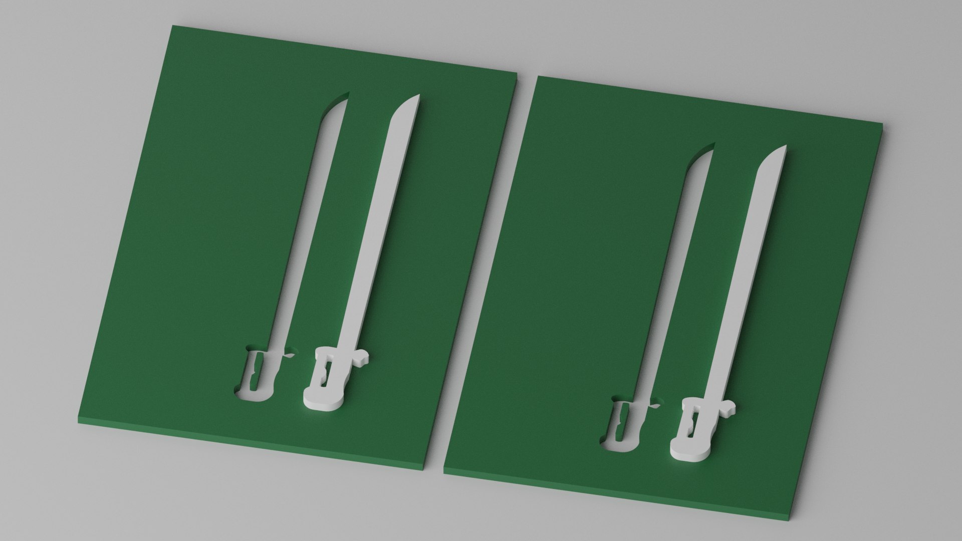 Saudi Arabia Flag Knife Model - TurboSquid 2113892