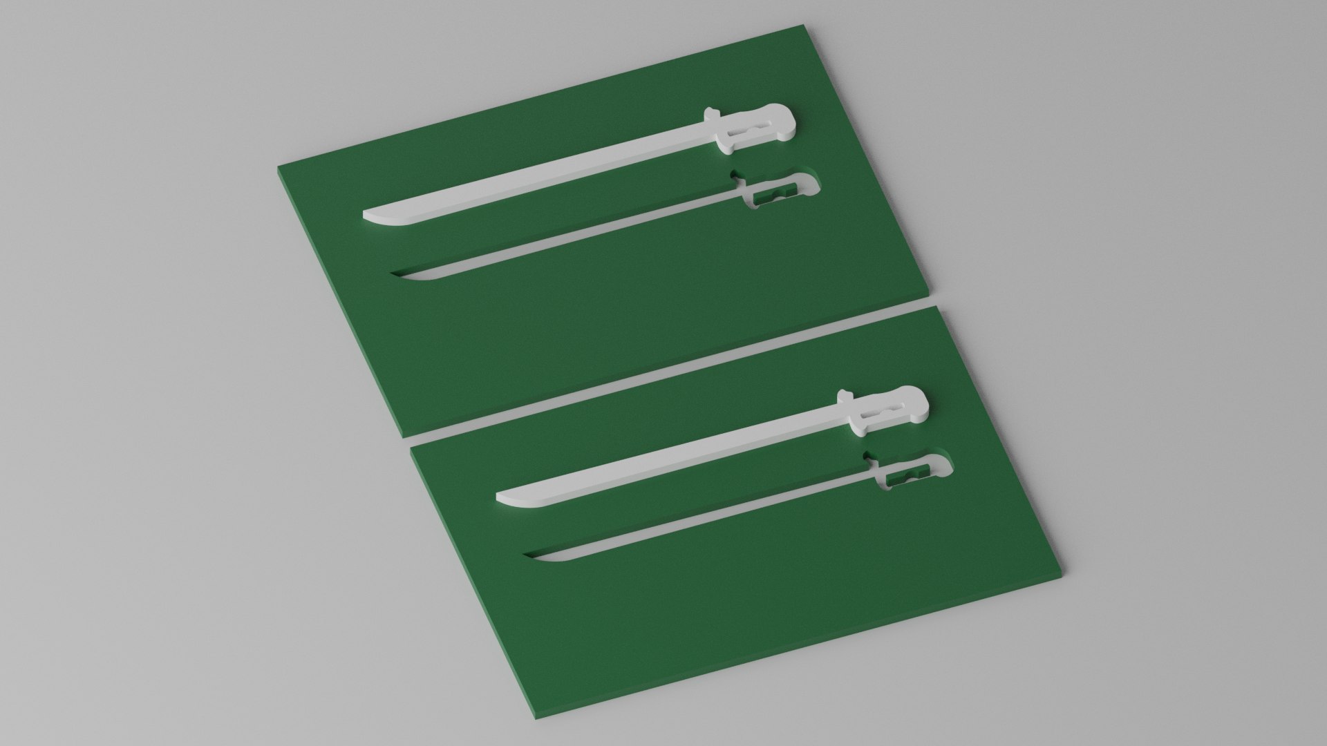 Saudi Arabia Flag Knife Model - TurboSquid 2113892