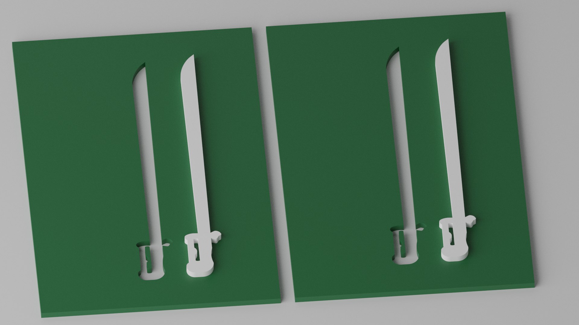 Saudi Arabia Flag Knife Model - TurboSquid 2113892