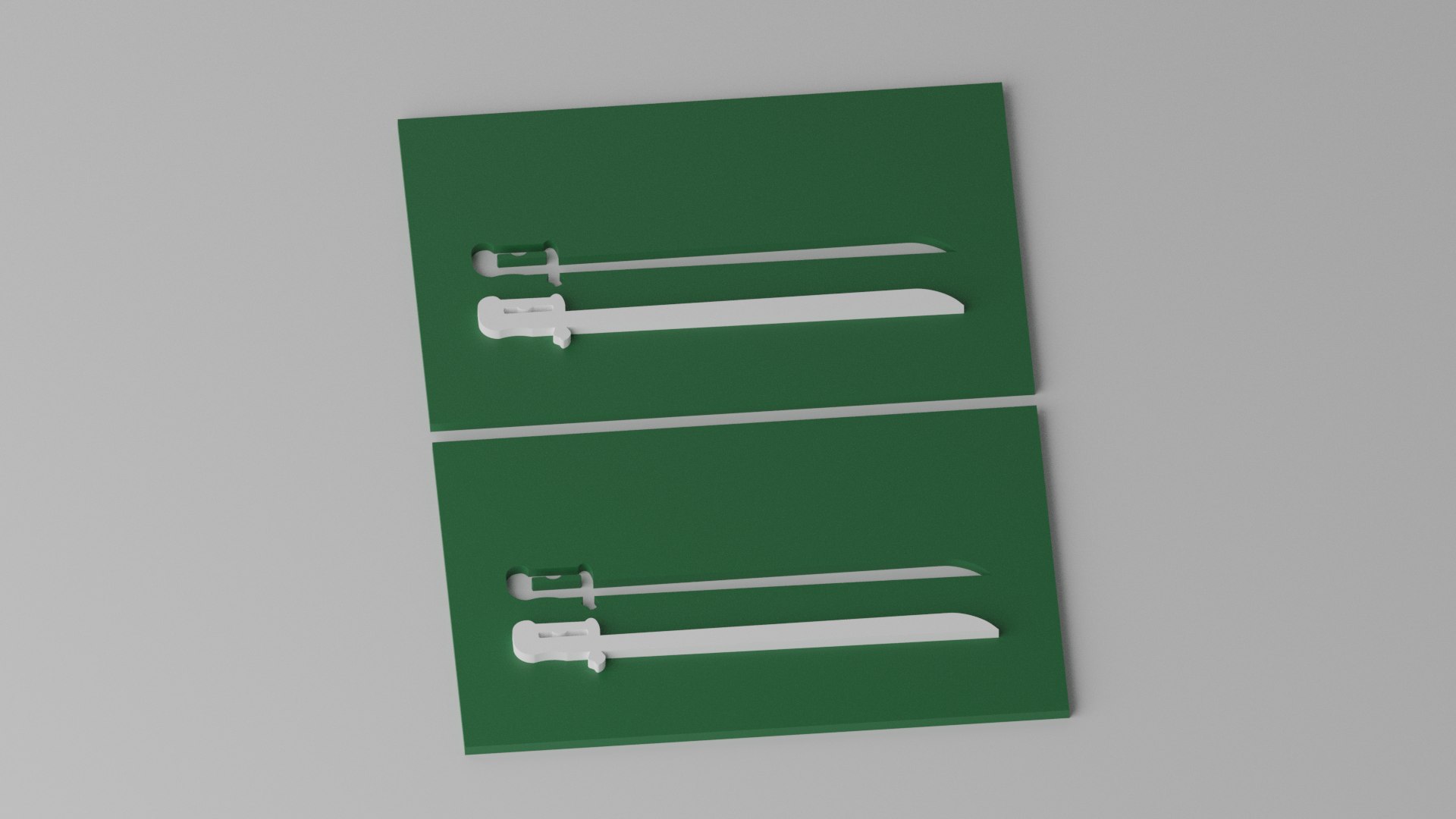 Saudi Arabia Flag Knife Model - TurboSquid 2113892