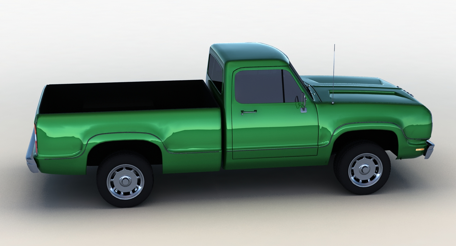 Dodge W200 1975 3d Model