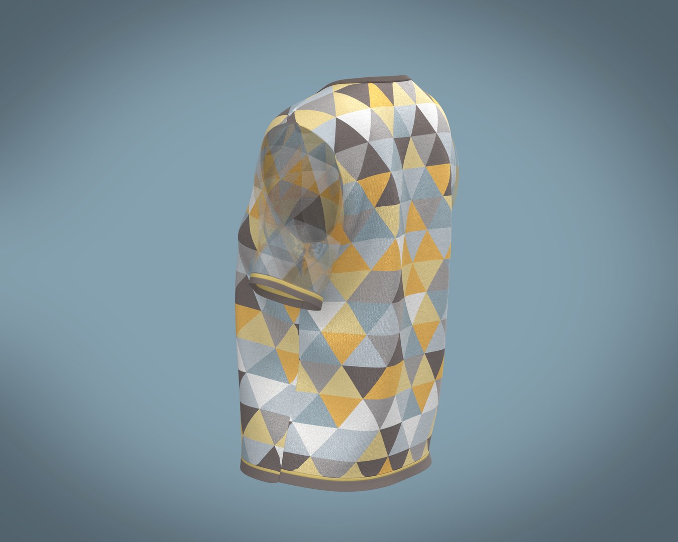 3D Ladies Triangle Print Tops - TurboSquid 1939964