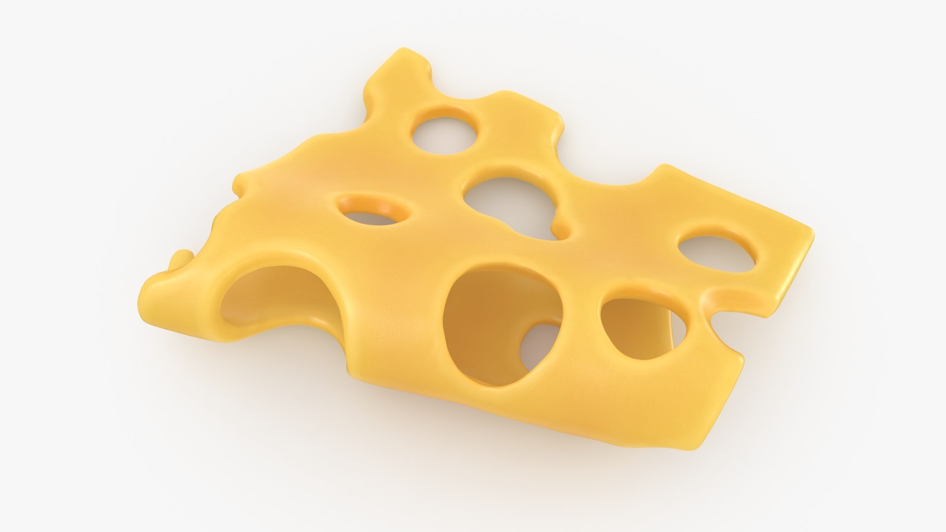 3D Stylized Folded Cheese - TurboSquid 2337972