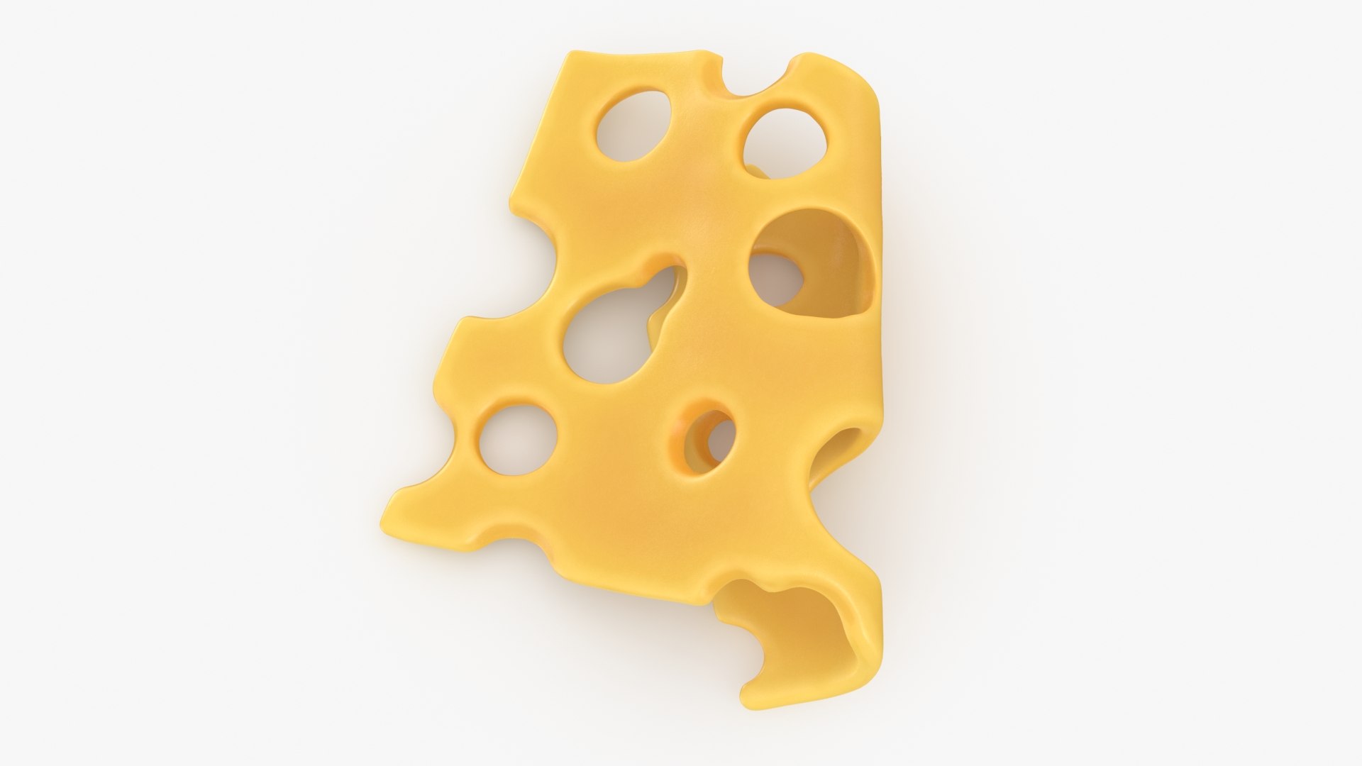 3D Stylized Folded Cheese - TurboSquid 2337972