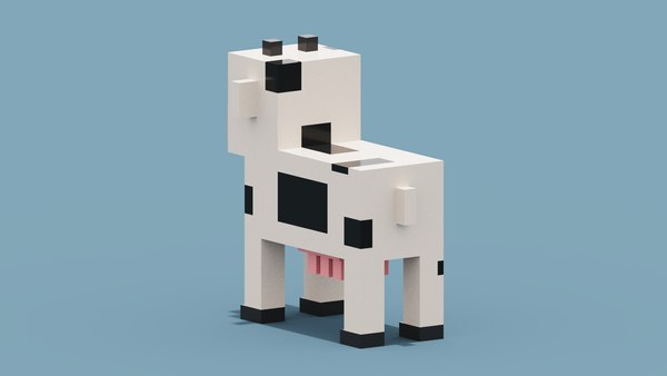 modelo 3d Voxel Cow - TurboSquid 1931596