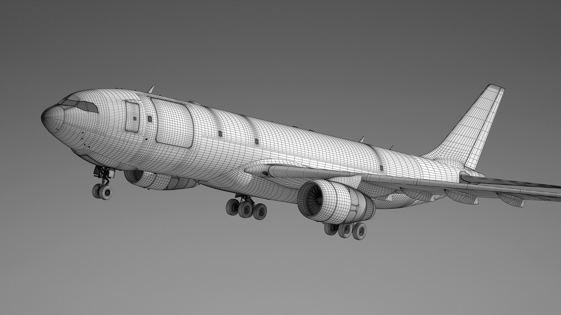 Airbus A330-200F DHL model - TurboSquid 2148684