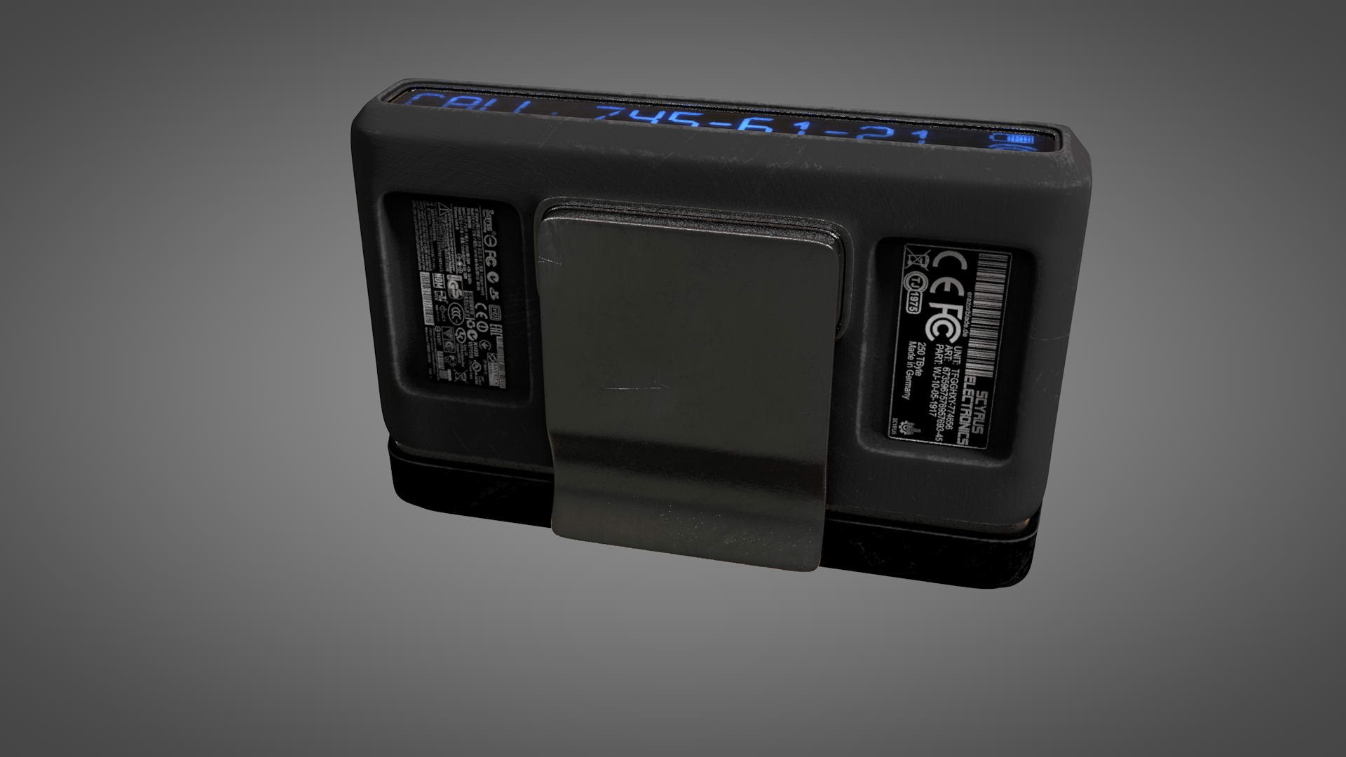 Worn Pager 3D Model - TurboSquid 1472622