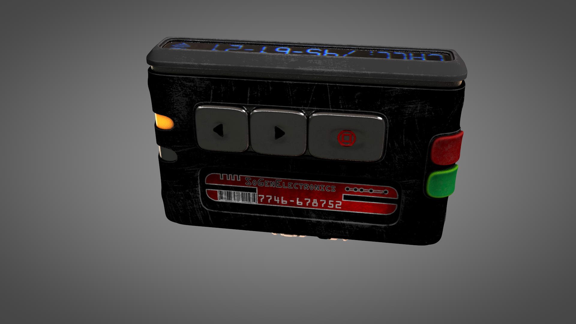 Worn Pager 3D Model - TurboSquid 1472622