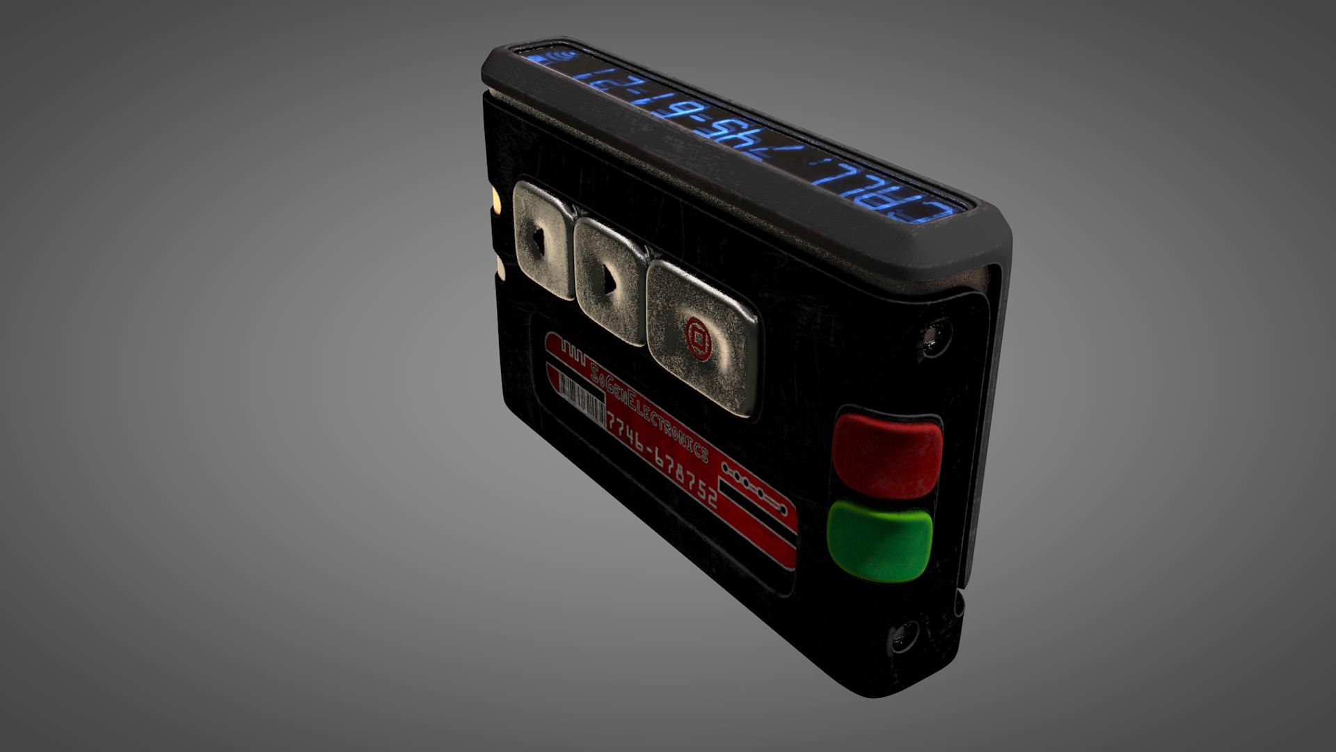 Worn Pager 3D Model - TurboSquid 1472622