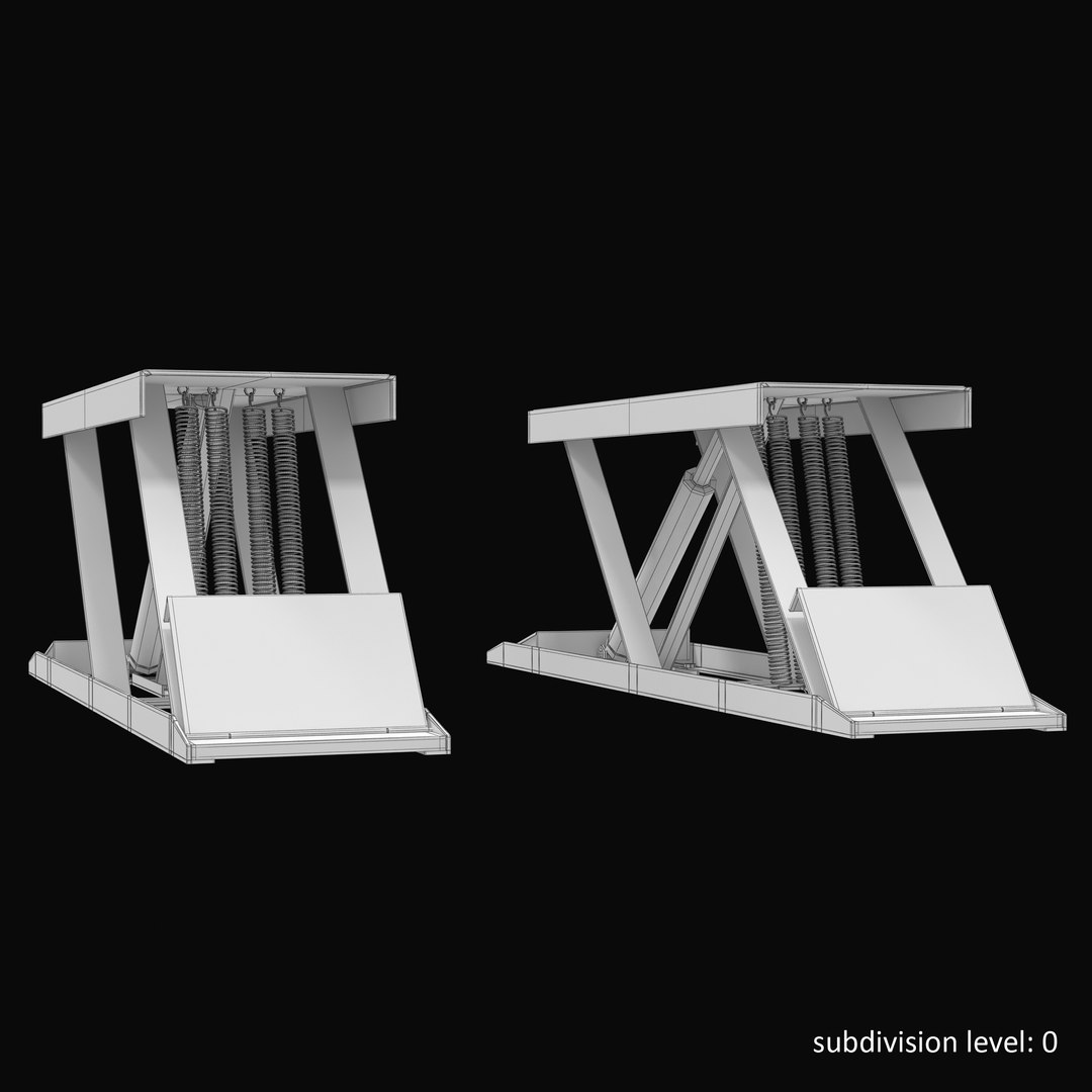 Car Lift 3d Model
