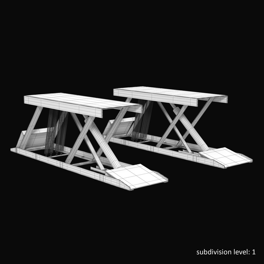 Car Lift 3d Model