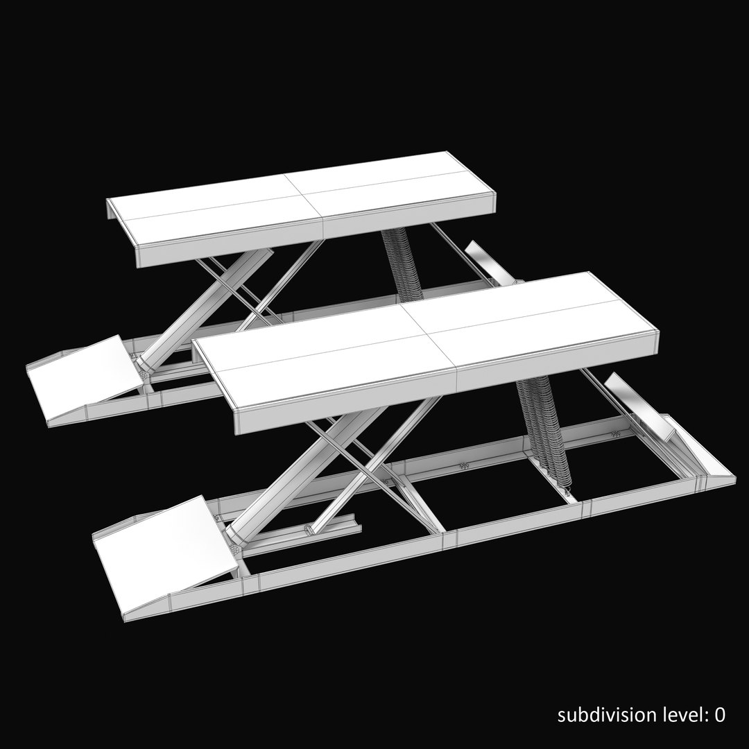 Car Lift 3d Model