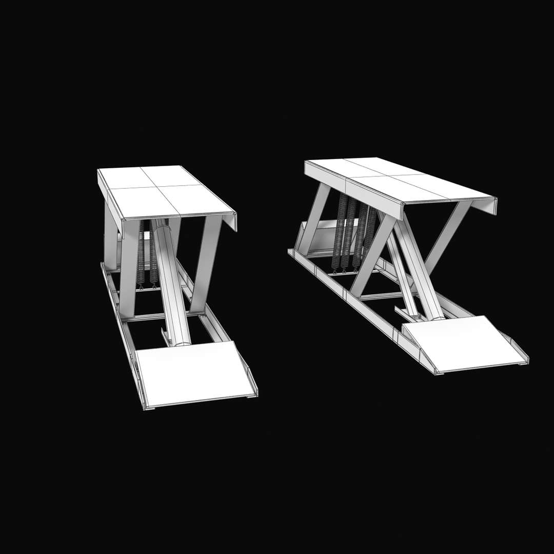 Car Lift 3d Model