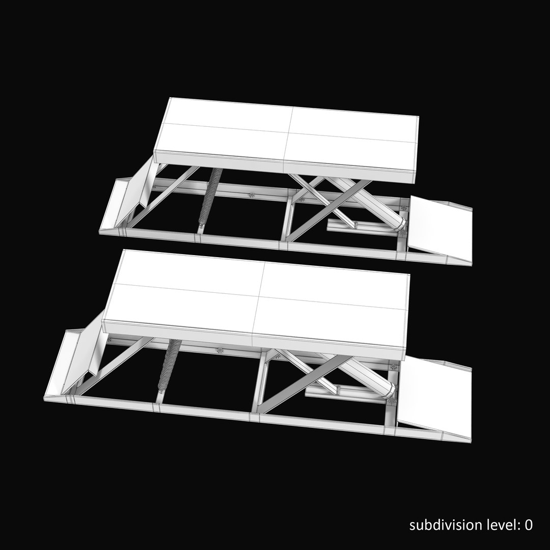 Car Lift 3d Model