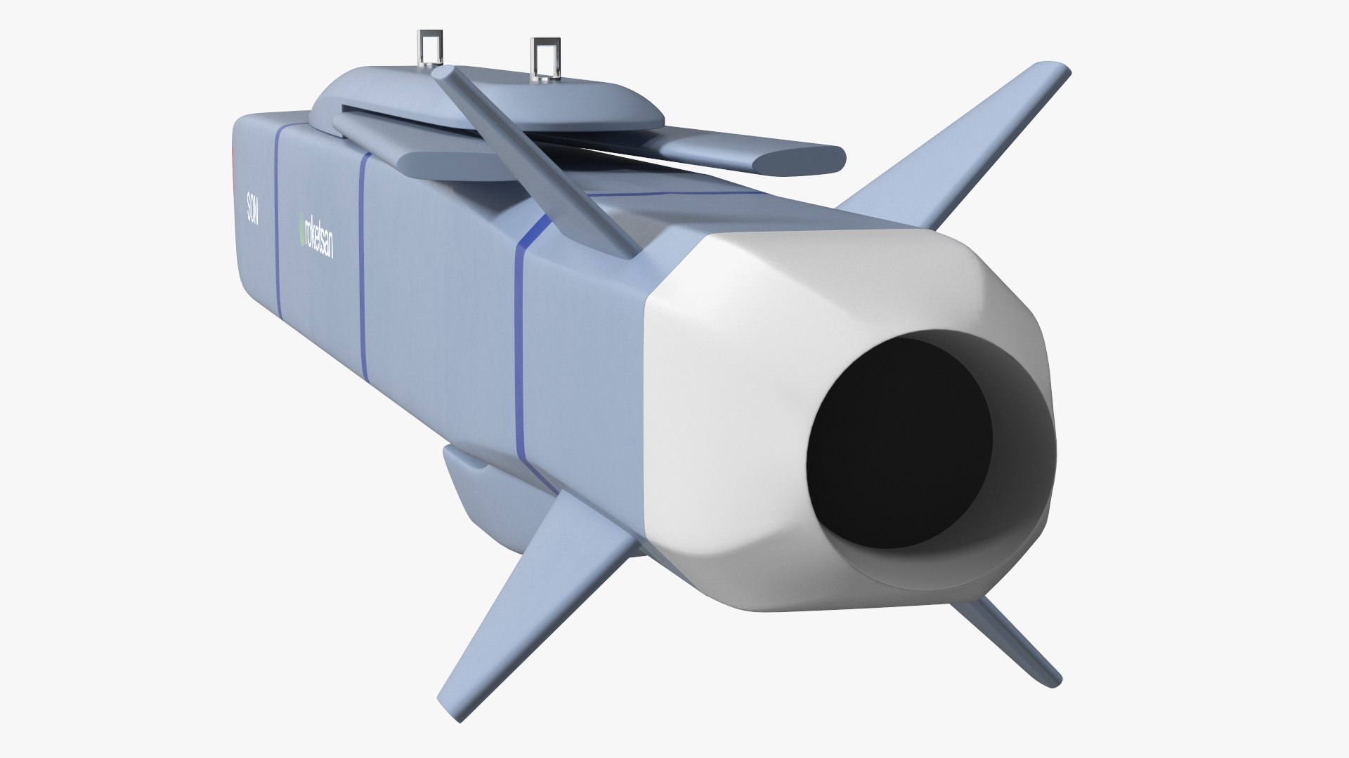 Rocketsan SOM-J Cruise Missile 3D Model - TurboSquid 2136110