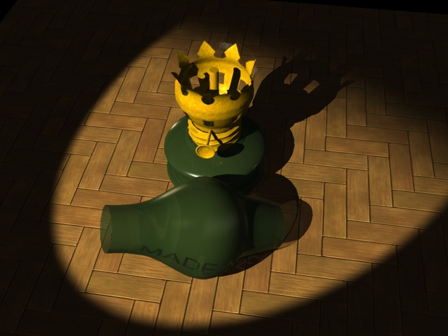 Indian Oil Lamp 3d Model