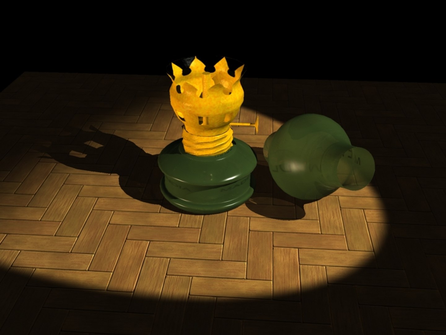 Indian Oil Lamp 3d Model
