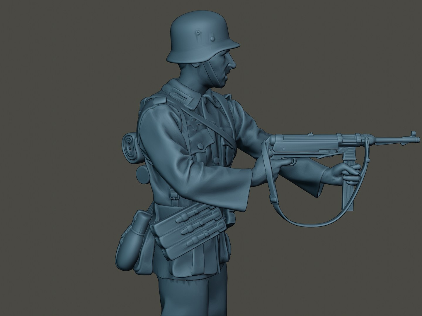 German soldier ww2 g2 3D model - TurboSquid 1468849