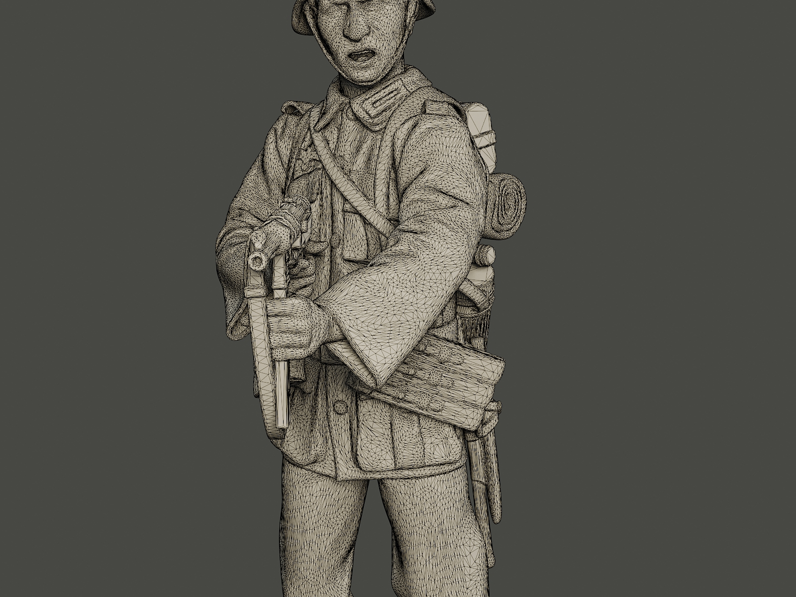German soldier ww2 g2 3D model - TurboSquid 1468849