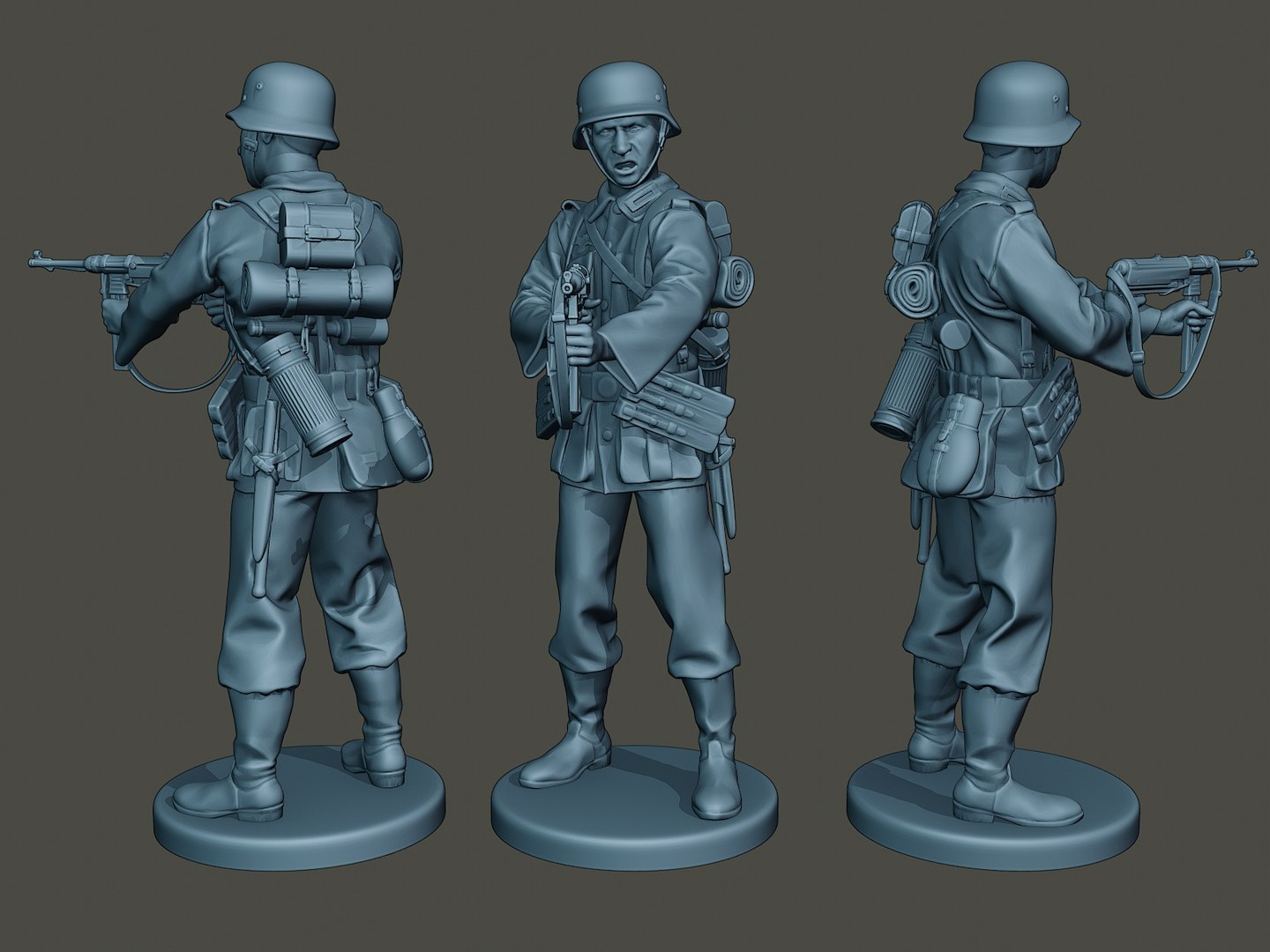German soldier ww2 g2 3D model - TurboSquid 1468849
