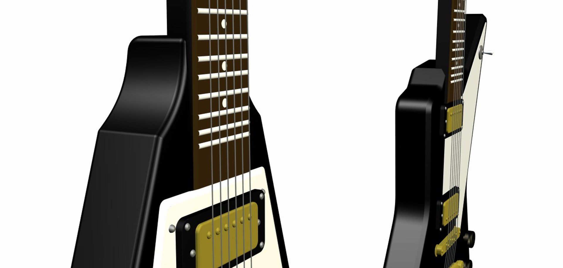 3ds Gibson Explorer Flying V