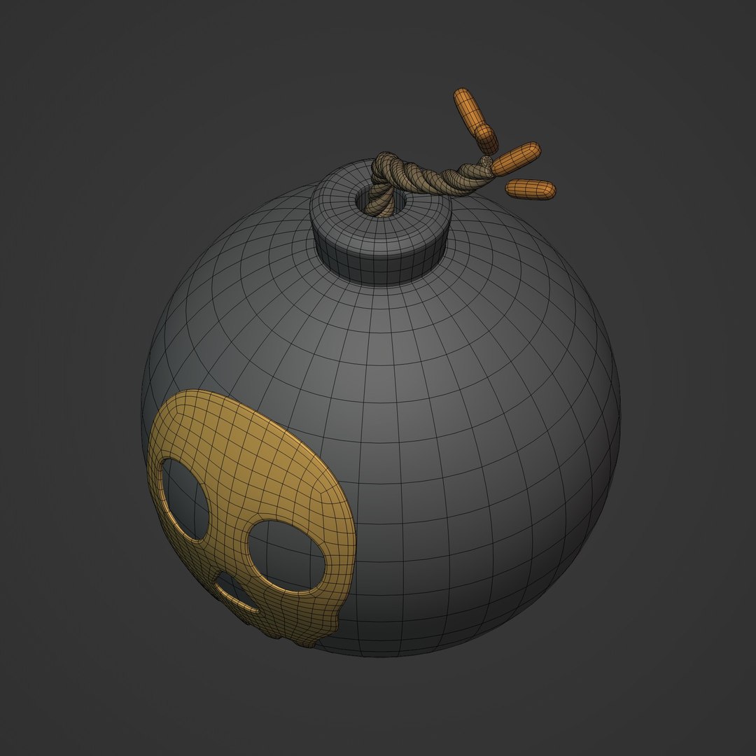 Cartoon Bomb 3D Model - TurboSquid 2095445