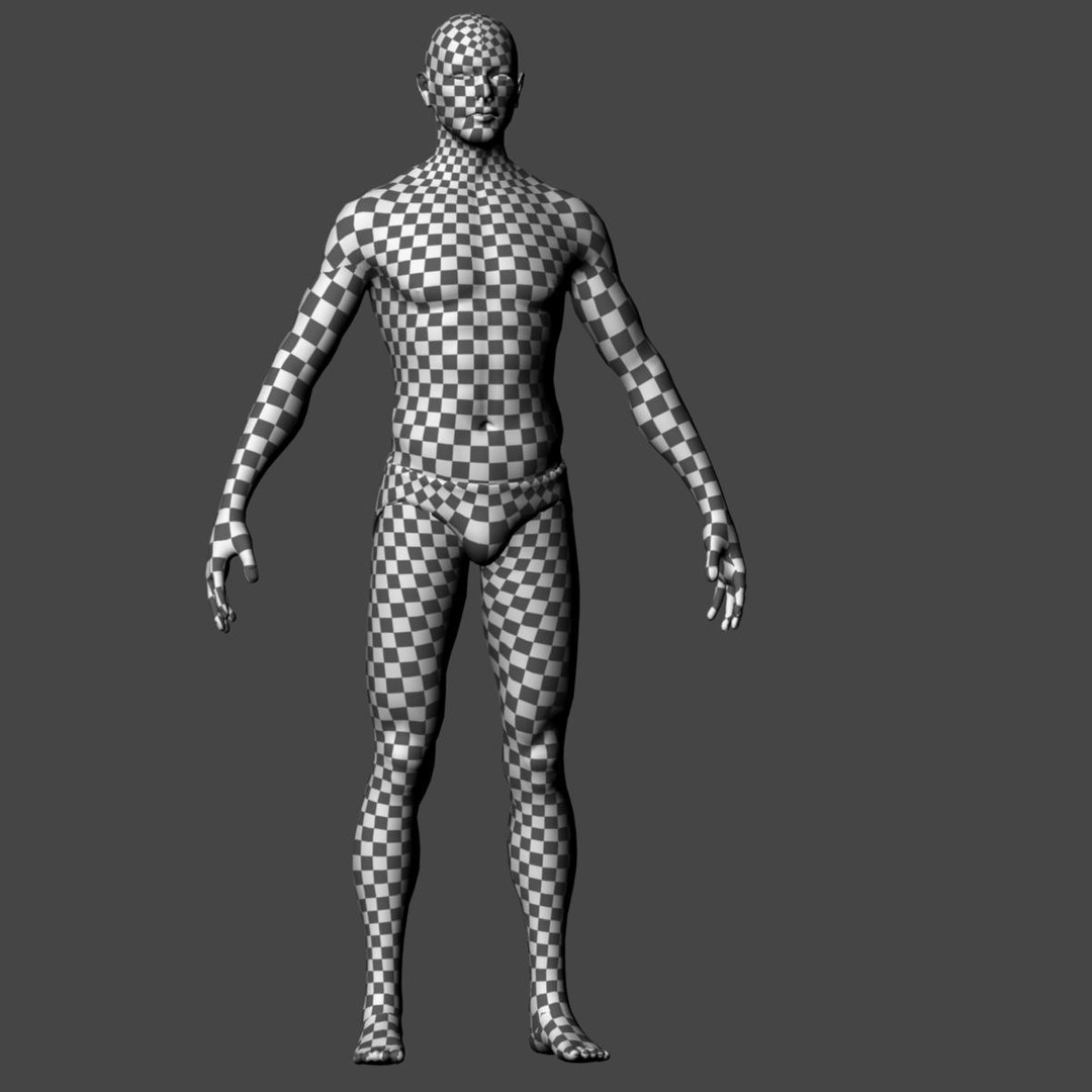 3dsmax Resolution Human Male