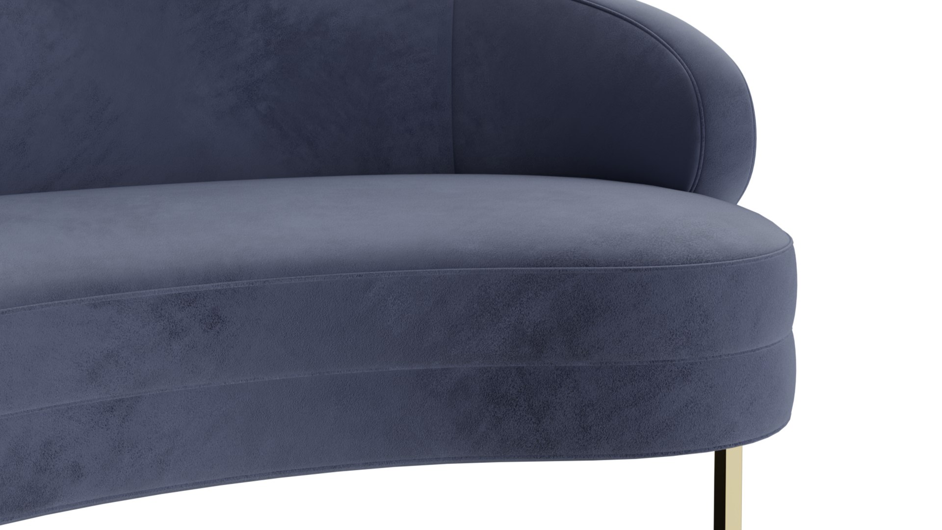 3D Belle Velvet Sofa - TurboSquid 2244096