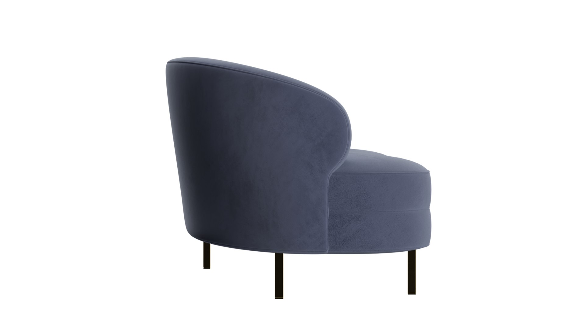 3D Belle Velvet Sofa - TurboSquid 2244096