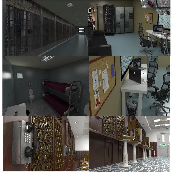 Prison 3D Models for Download | TurboSquid