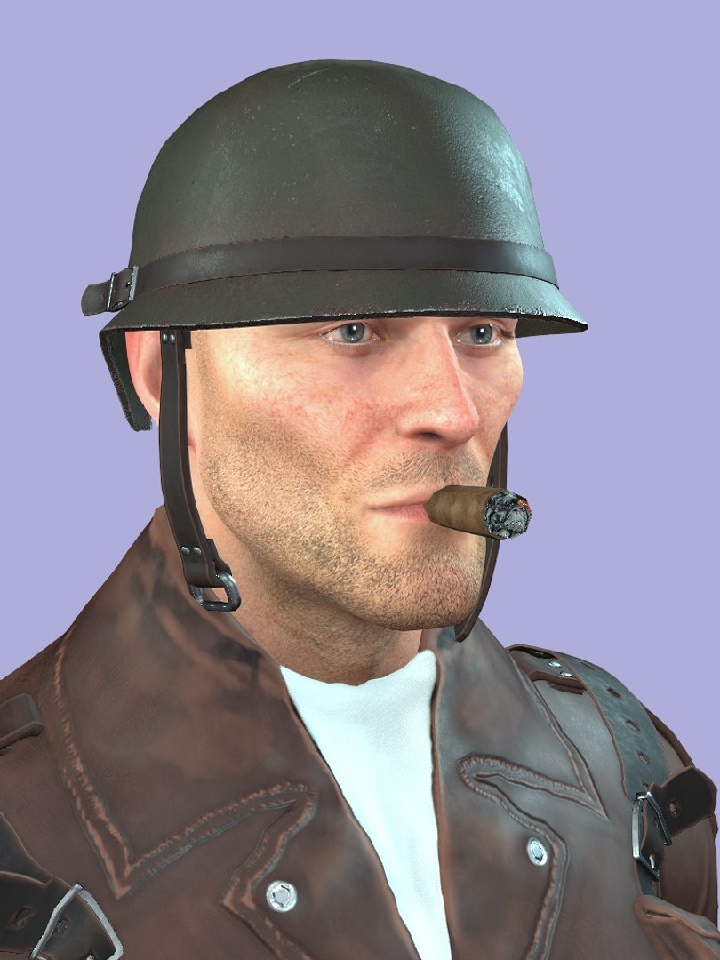 Realistic Rigged US Army Soldier Man Character 3D Model 3D Model ...