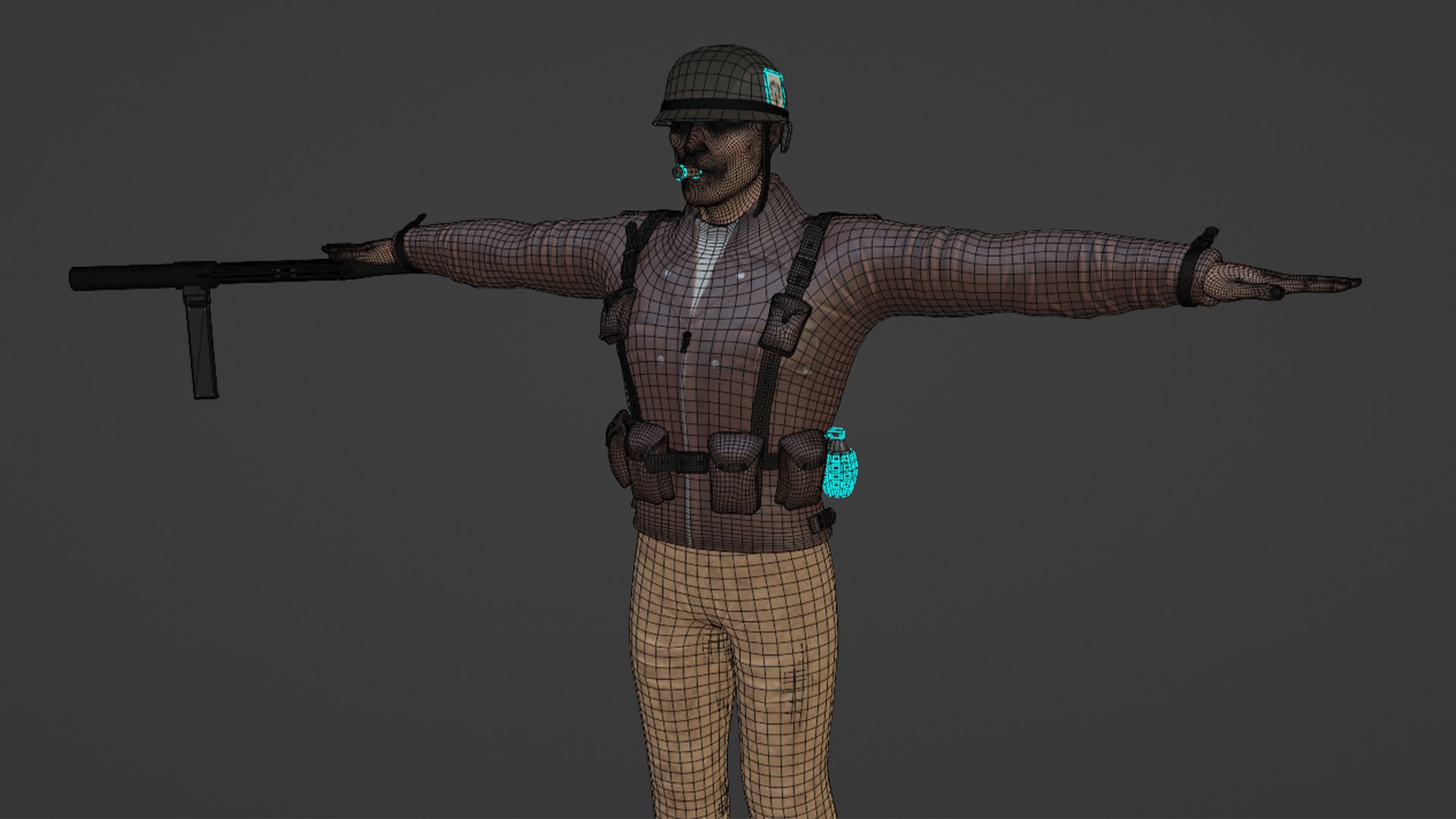 Realistic Rigged US Army Soldier Man Character 3D Model 3D Model ...